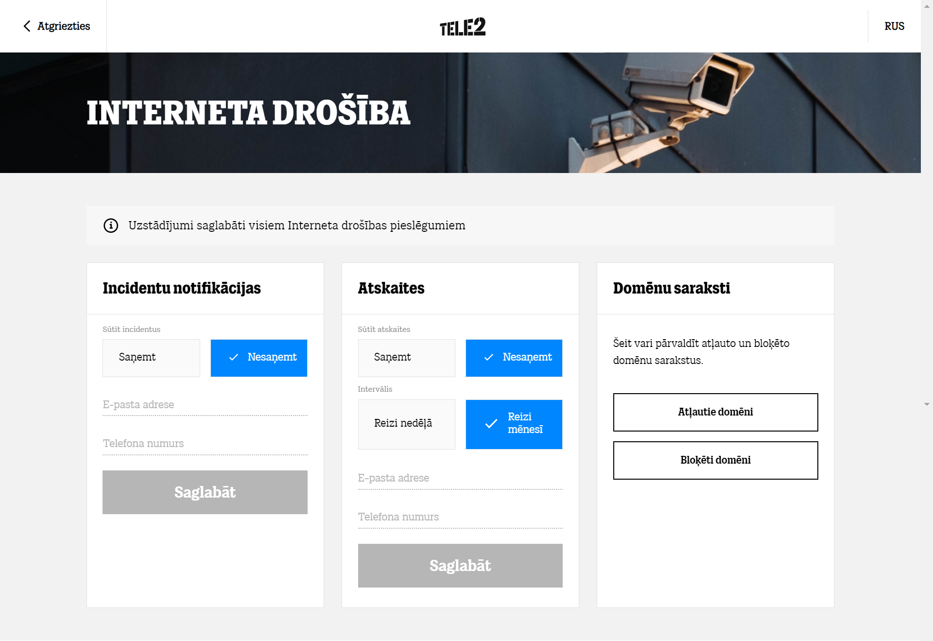 Interneta Drošība | Tele2