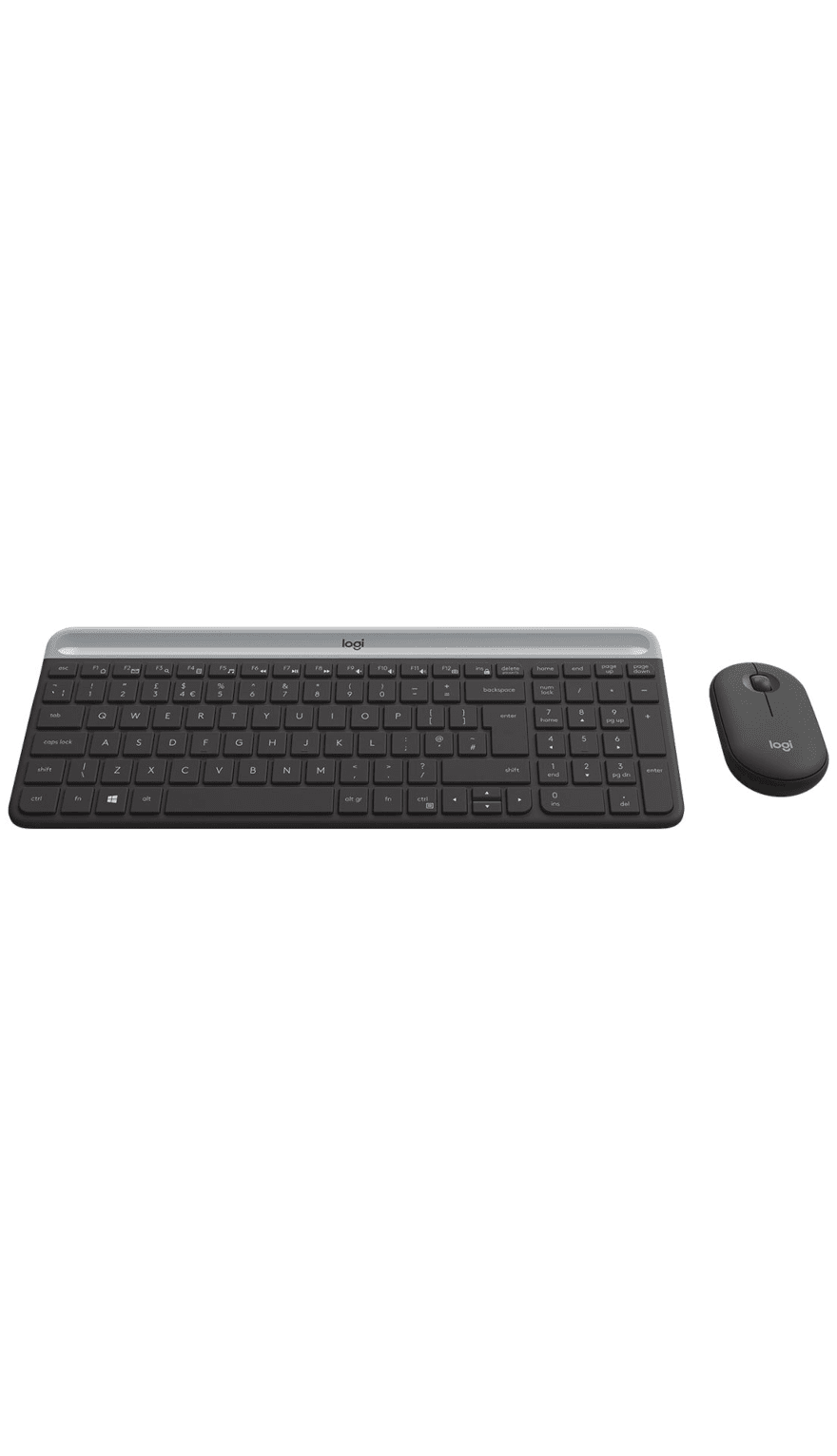 Viedpalīgs Logitech Slim Wireless Keyboard and Mouse Combo MK470 | Tele2